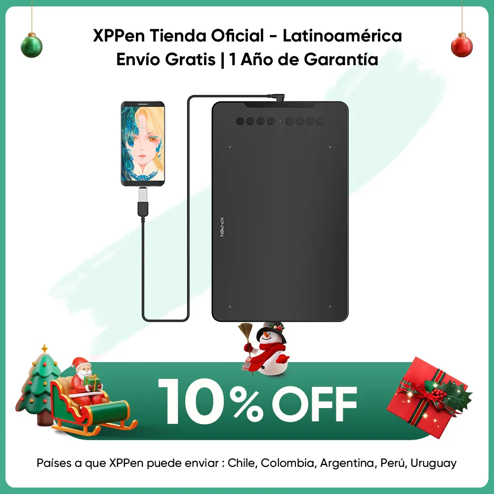 XPPen Deco 01 V2 Tabletas gráficas | compatiblecon dispositivos Android | XP-PEN Tienda Oficial ...