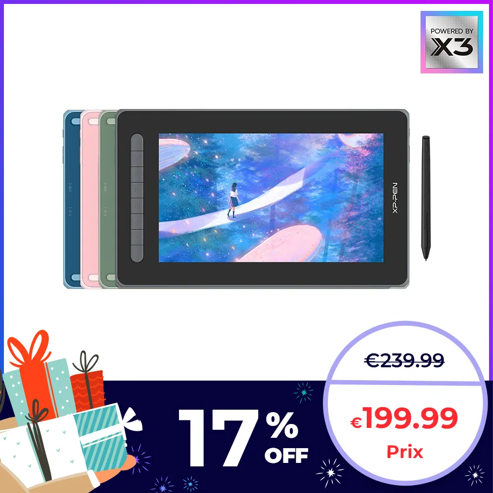 Artist 12 (2nd Gen) tablette graphique avec écran compact | XP-PEN ...