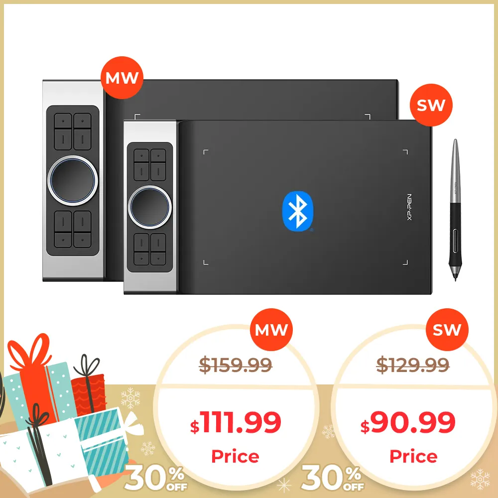 Deco Pro SW/MW Bluetooth Professional Drawing Pen Tablet | XPPen US ...