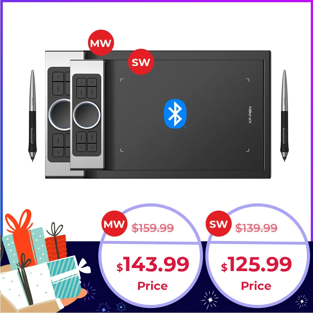 Deco Pro SW/MW Bluetooth wireless | XP-Pen Official Store