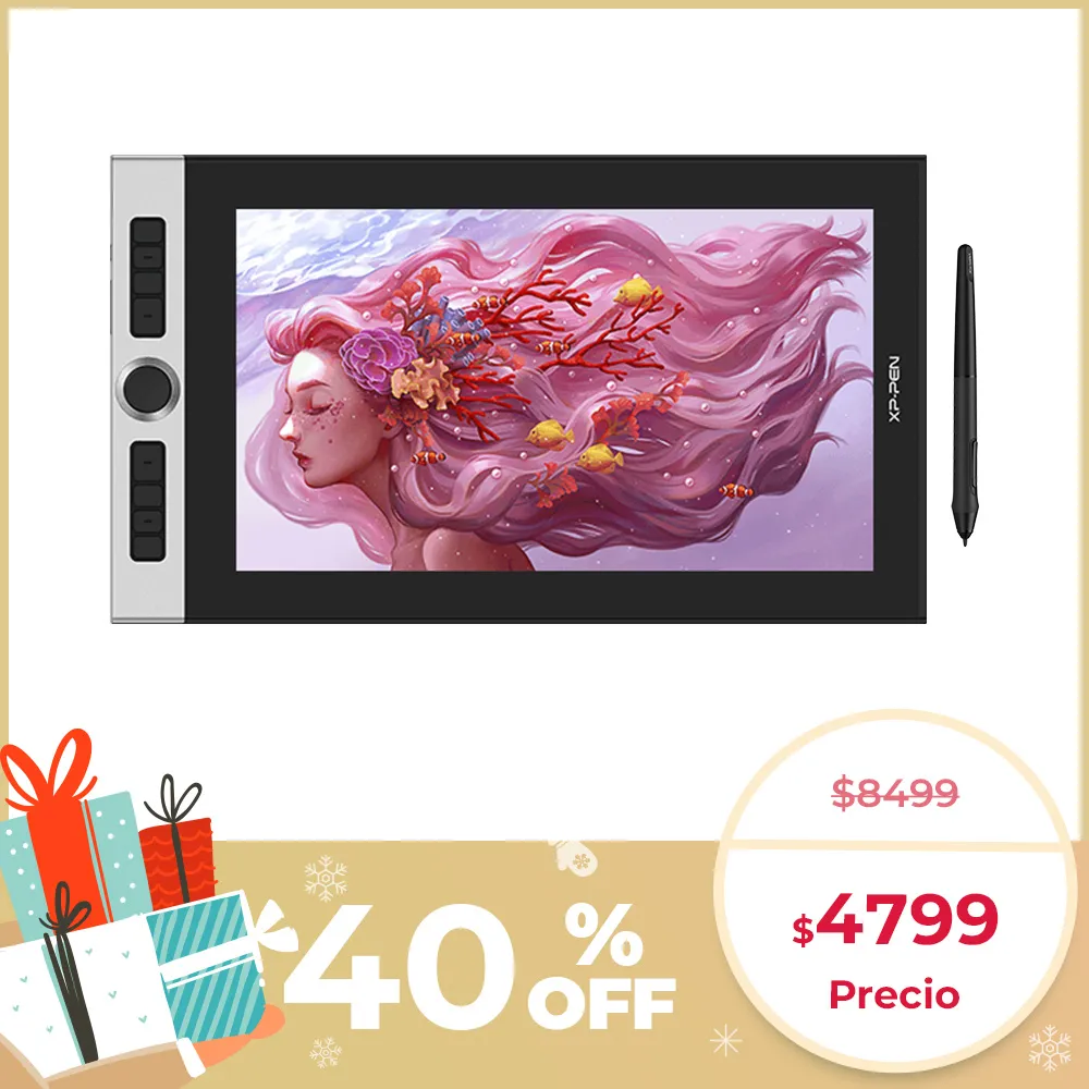 XPPen Innovator Display 16 Tableta digitalizadora para dibujar con ...