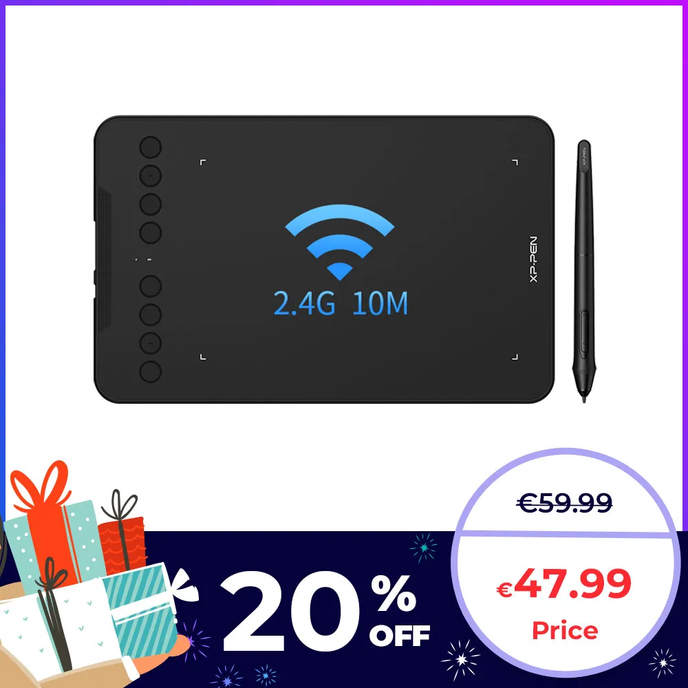 Deco mini 7w Wireless drawing tablet for illustrators | XP-Pen IE ...