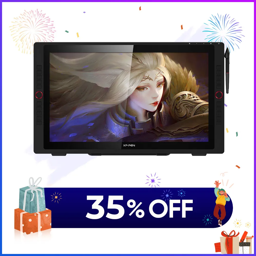 Artist 24 Pro 2560 x 1440 QHD 24 inch Best Budget Drawing Tablet ...