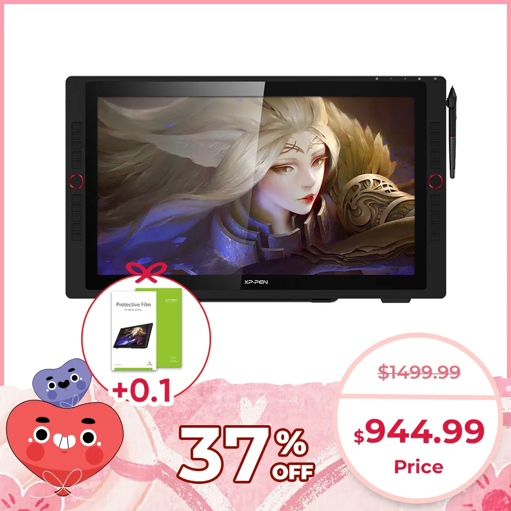 Artist 24 Pro large screen drawing tablet 24inch | XP-Pen Australia ...