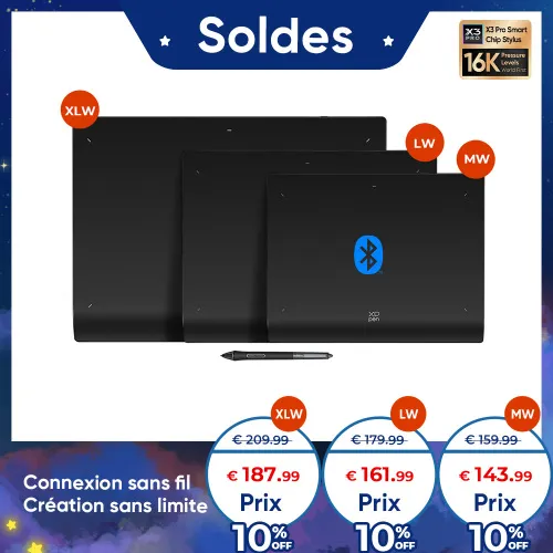 Deco Pro Gen2 MW / LW/XLW Tablette graphique | XP-PEN Boutique Officielle