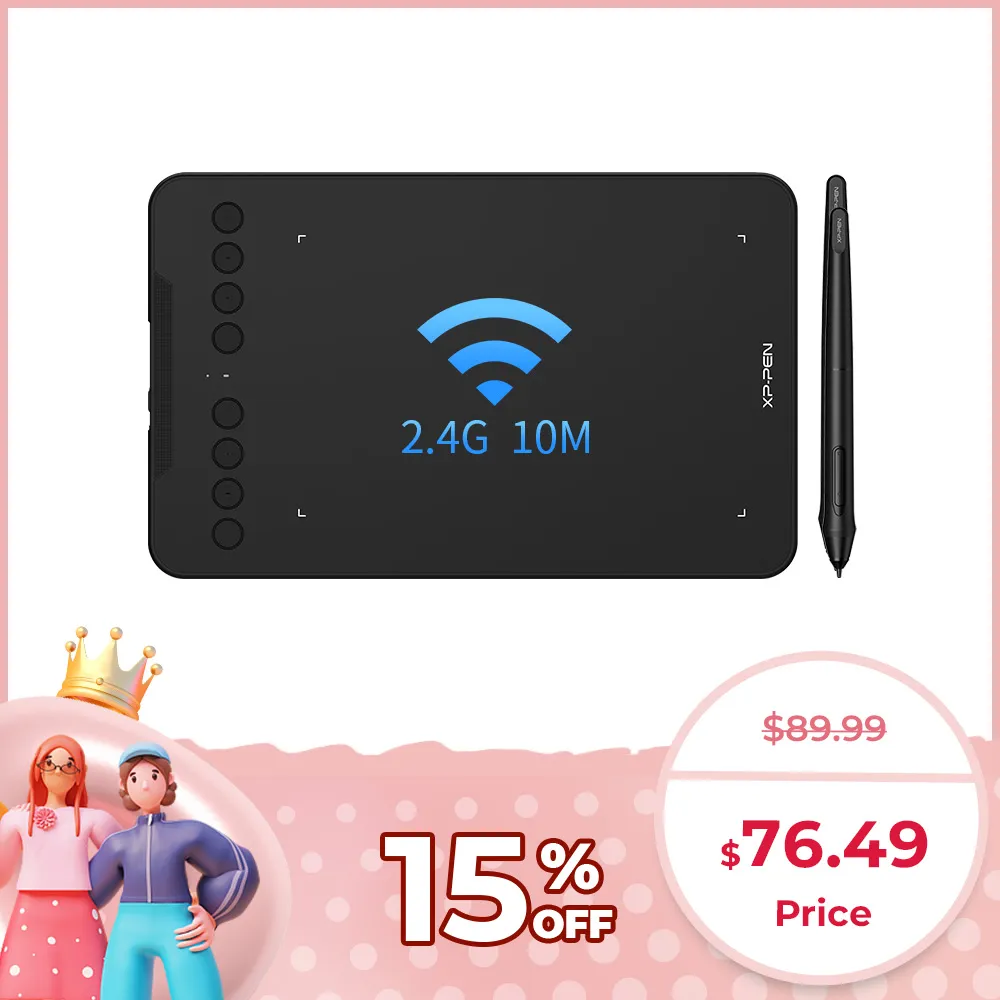 Deco mini 7 Wireless Portable Digital Art Tablet | XP-Pen Australia ...