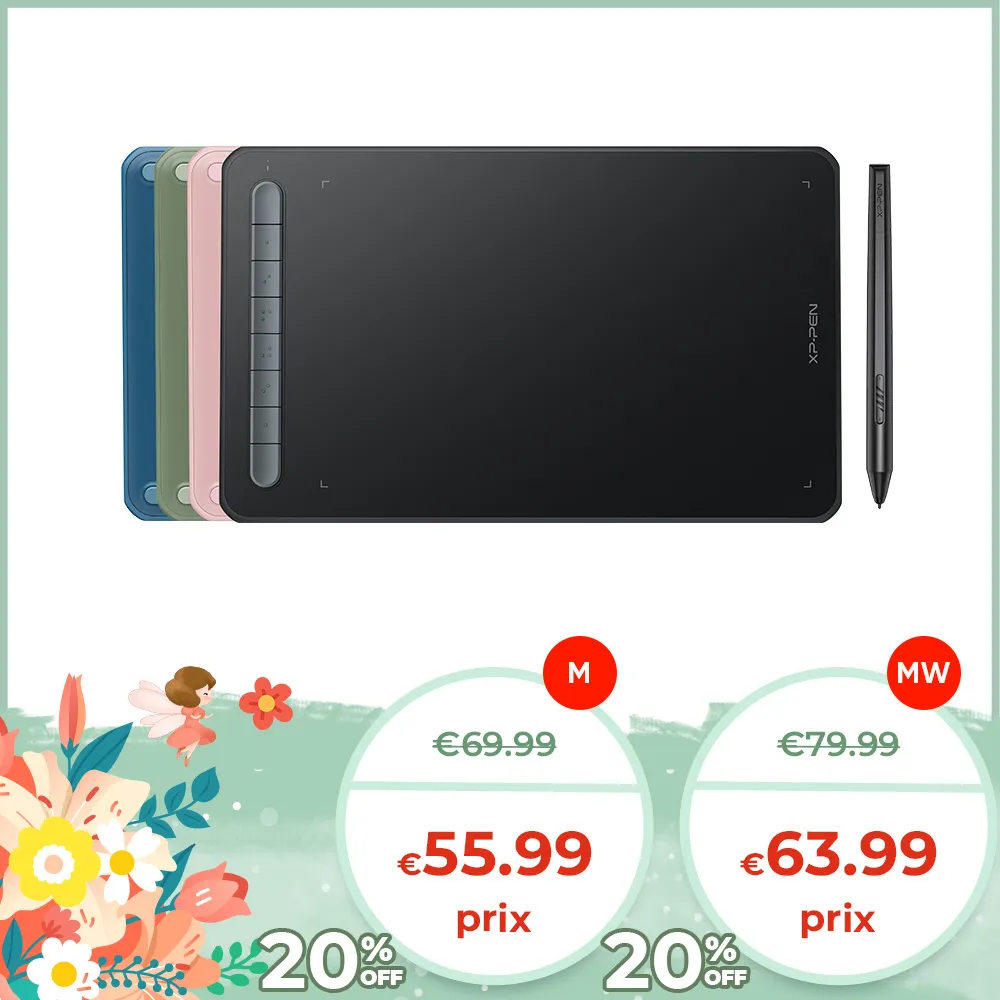 Deco M & Deco MW Tablette Graphique Bluetooth | XP-PEN Boutique Officielle