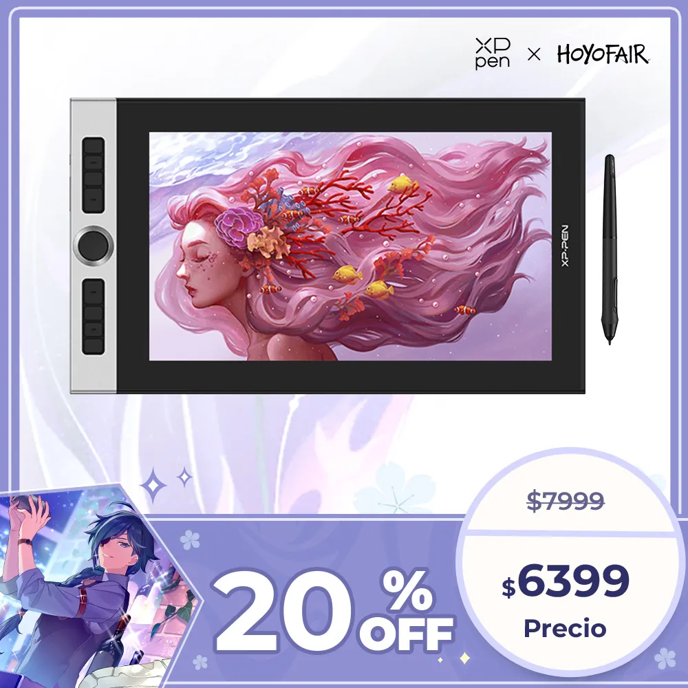 XPPen Innovator Display 16 Tableta digitalizadora para dibujar con ...