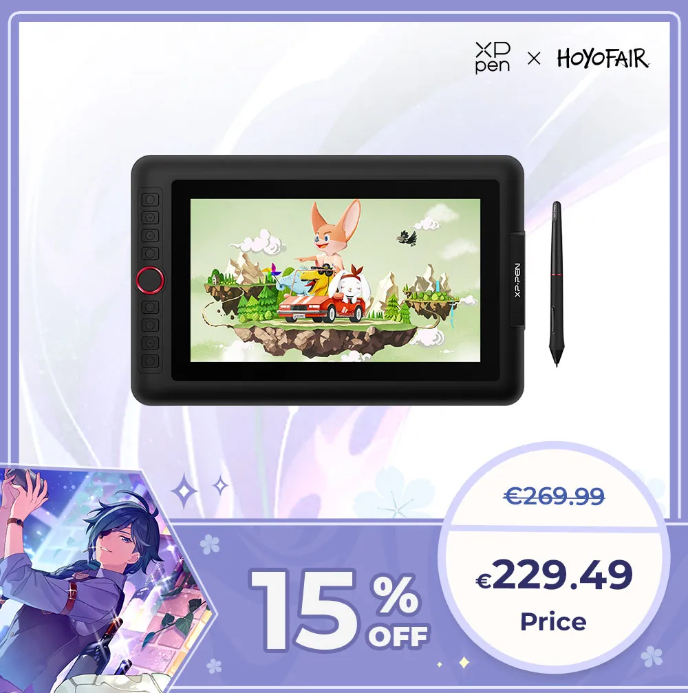 Artist 12 Pro good drawing screen for beginners | XP-Pen IE official store
