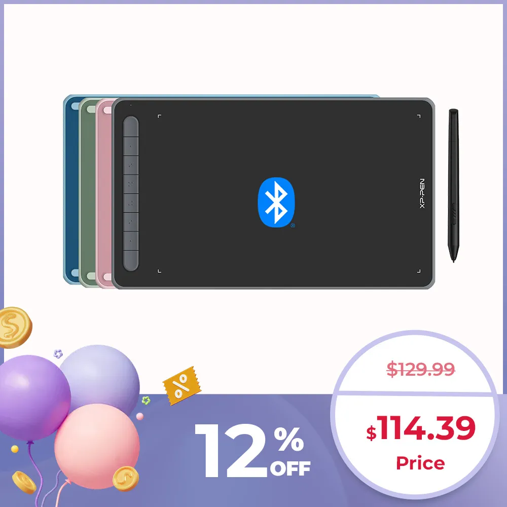 Deco LW Bluetooth Wireless Drawing tablet | XP-Pen Australia official Store