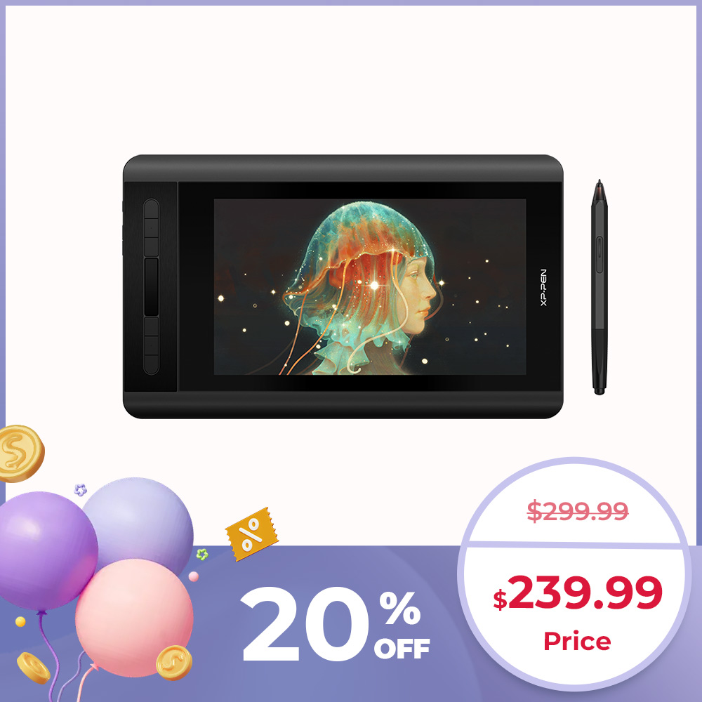 Artist 12 most affordable pen display drawing monitor | XP-Pen Australia official Store