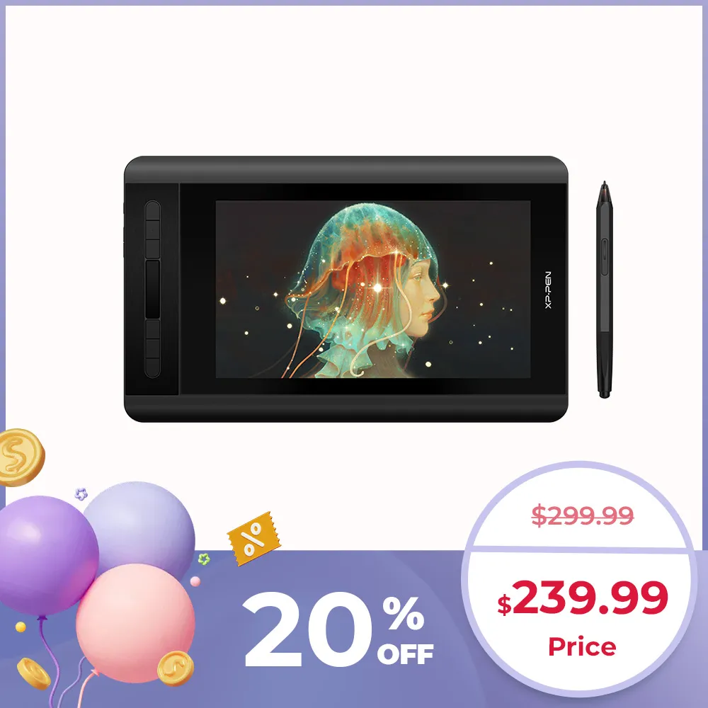 Artist 12 most affordable pen display drawing monitor | XP-Pen Australia official Store