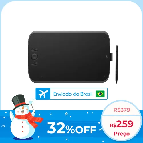 UGEE M808 Mesa De Desenho Com 8 Teclas | 8192 Níveis de Pressão | XPPen ...