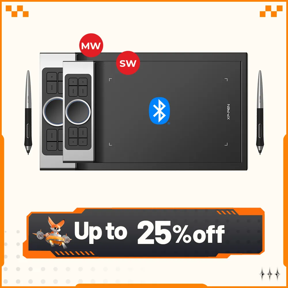 DECO PRO SW/MW Bluetooth Wireless Graphics Drawing Tablet | XP-Pen ...