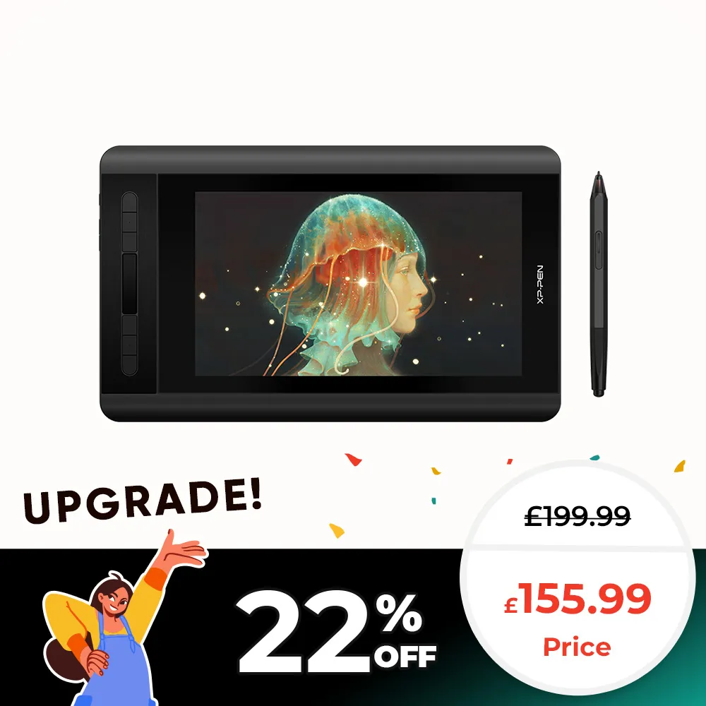 Artist 12 drawing display for beginners | XP-Pen UK official store