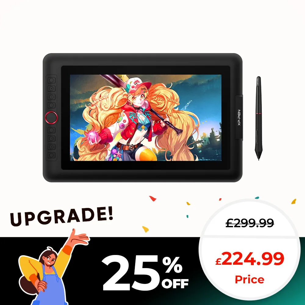 Artist 13.3 Pro affordable drawing tablet with screen | XP-Pen UK ...