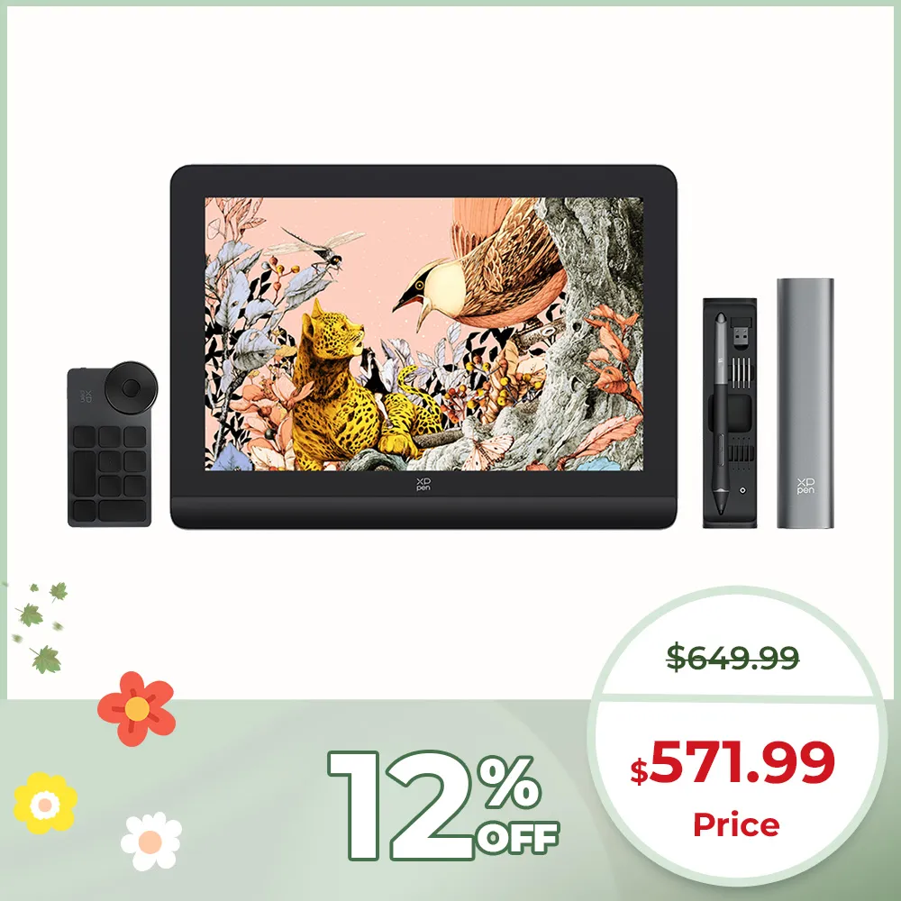 Artist Pro 16 (Gen 2) Drawing Display: 16K Pressure Levels - XPPen | XP ...