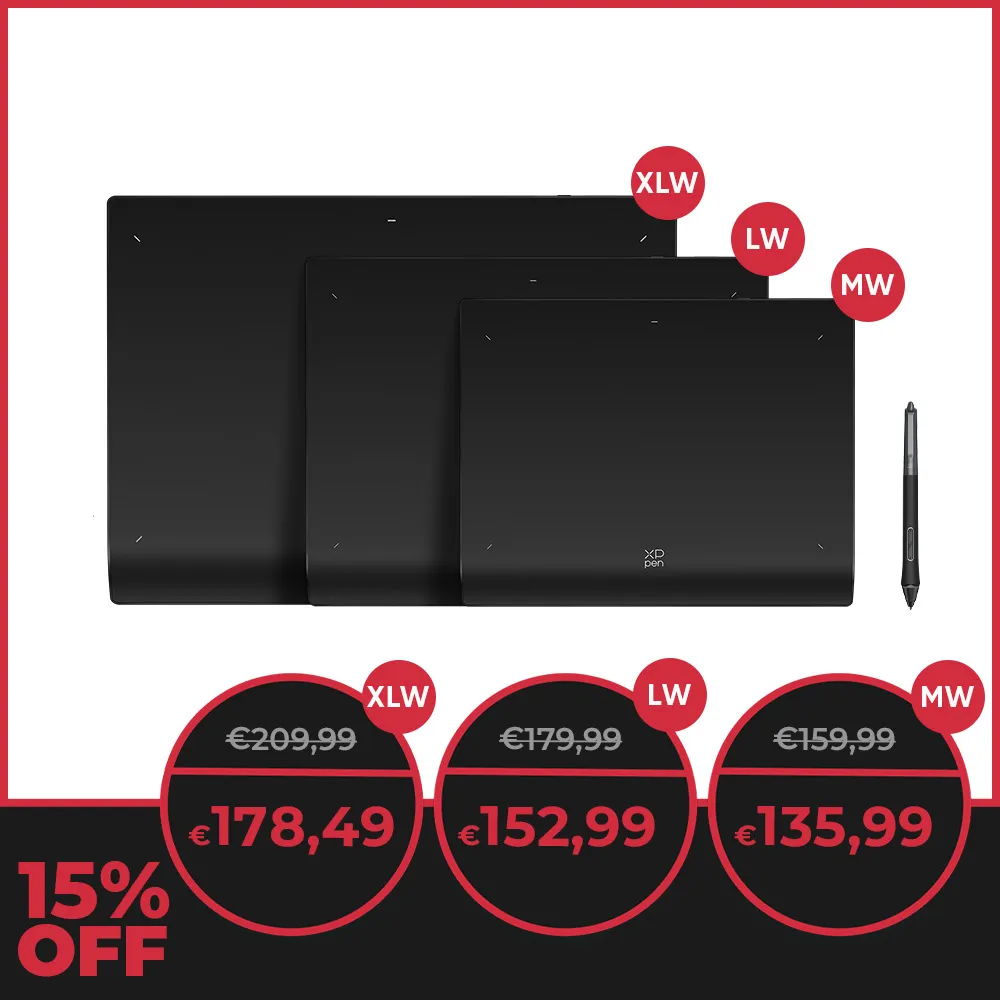 Deco Pro Gen. 2 MW/LW/XLW | XP-PEN Offizielles Store