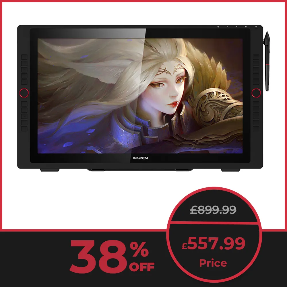 Artist 24 Pro biggest drawing tablet with screen 24inch | XP-Pen UK ...