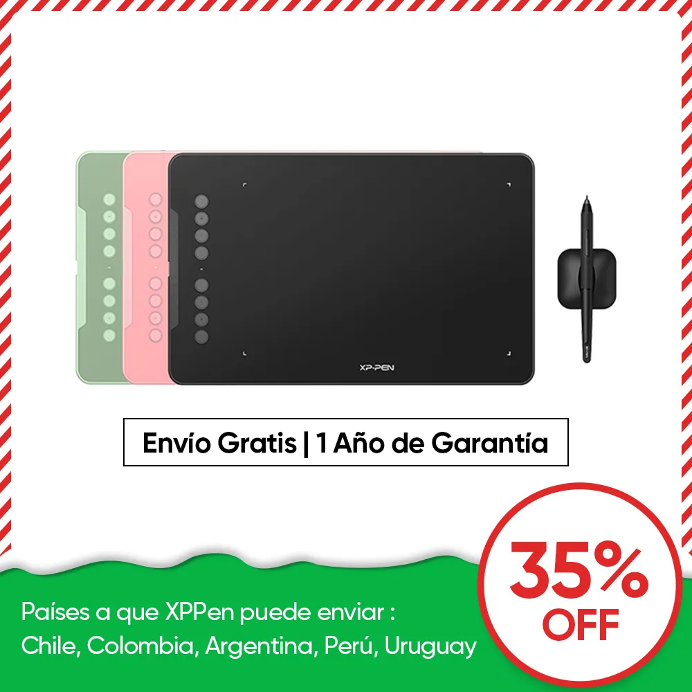 XPPen Deco 01 V2 Tabletas gráficas | compatiblecon dispositivos Android ...