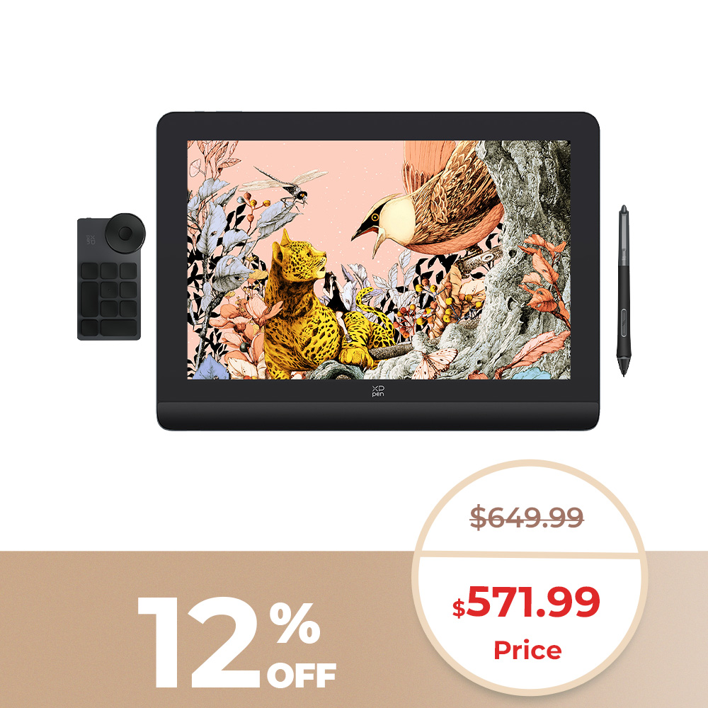 Artist Pro 16 (Gen 2) Drawing Display: 16K Pressure Levels - XPPen | XP ...
