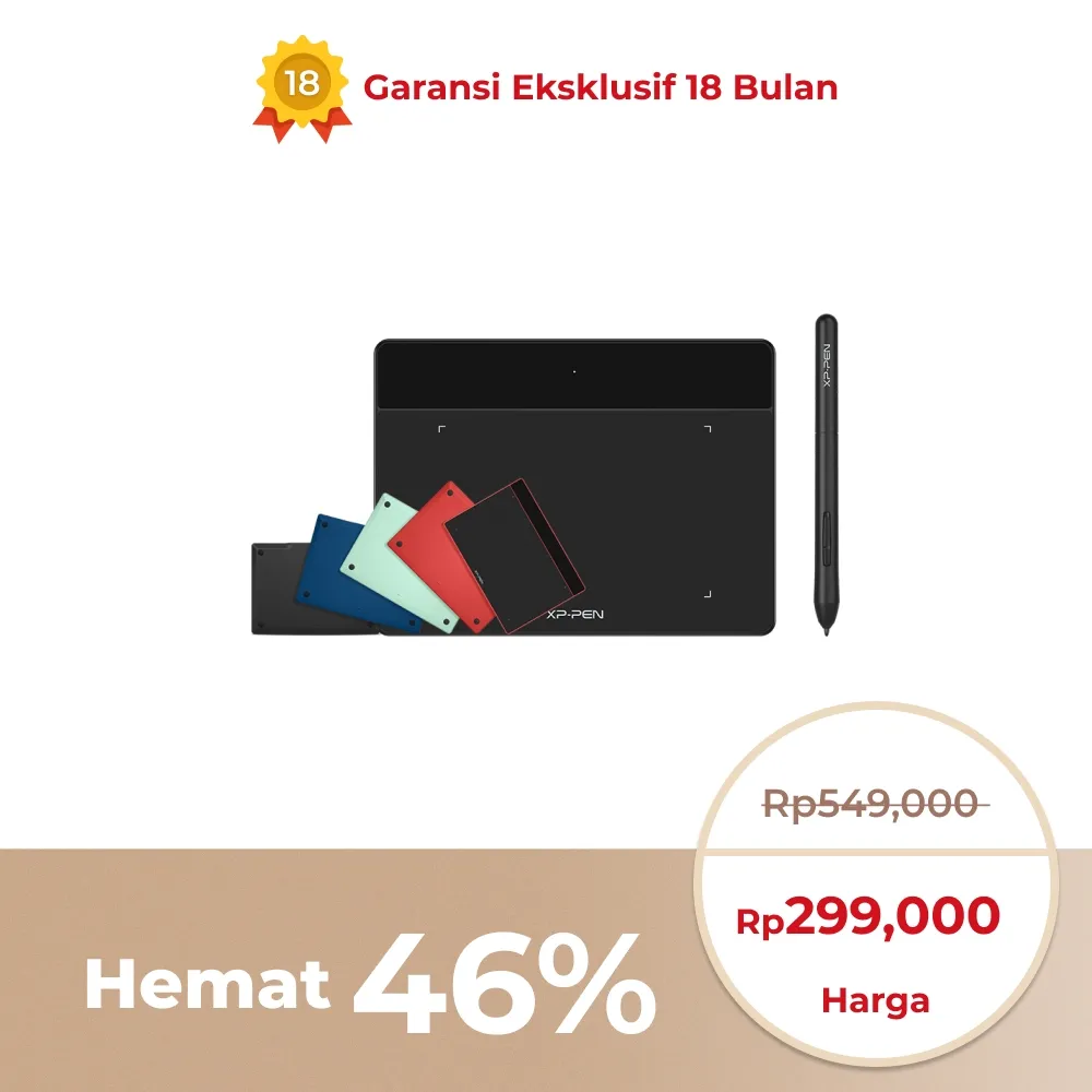 Deco Fun XS tablet menggambar terjangkau | XPPen Indonesia official Store
