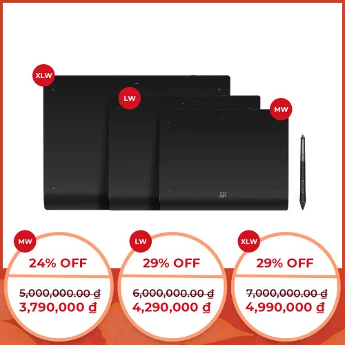 Bảng vẽ điện tử Deco Pro MW / LW / XLW Gen2 kết nối Bluetooth | XPPen ...