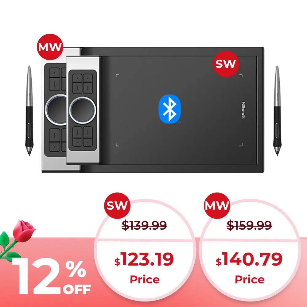Deco Pro SW/MW Bluetooth wireless | XP-Pen Official Store