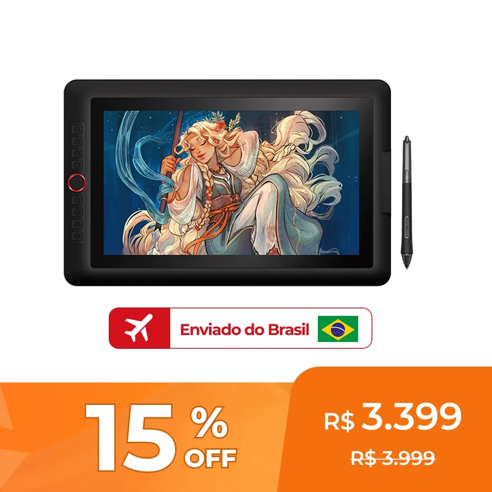 XPPen Artist 15.6 Pro V2 Displays Interativos | XPPen Loja oficial do Brasil | Mesa ...