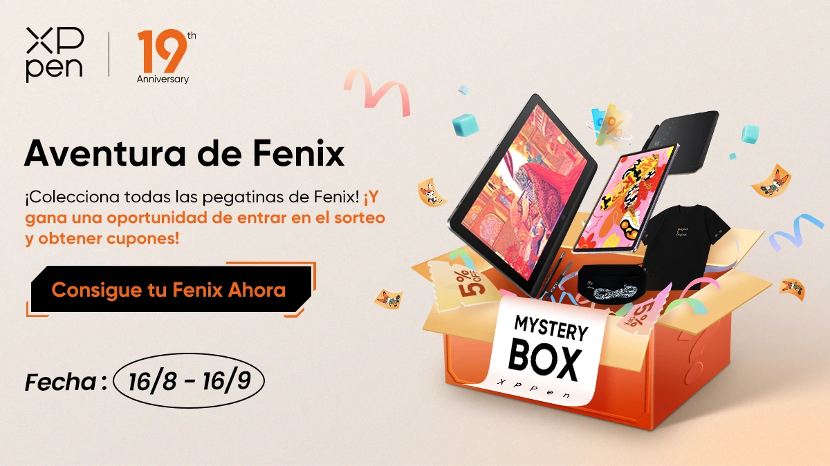 La aventura de la caja sorpresa de Fenix | XPPen