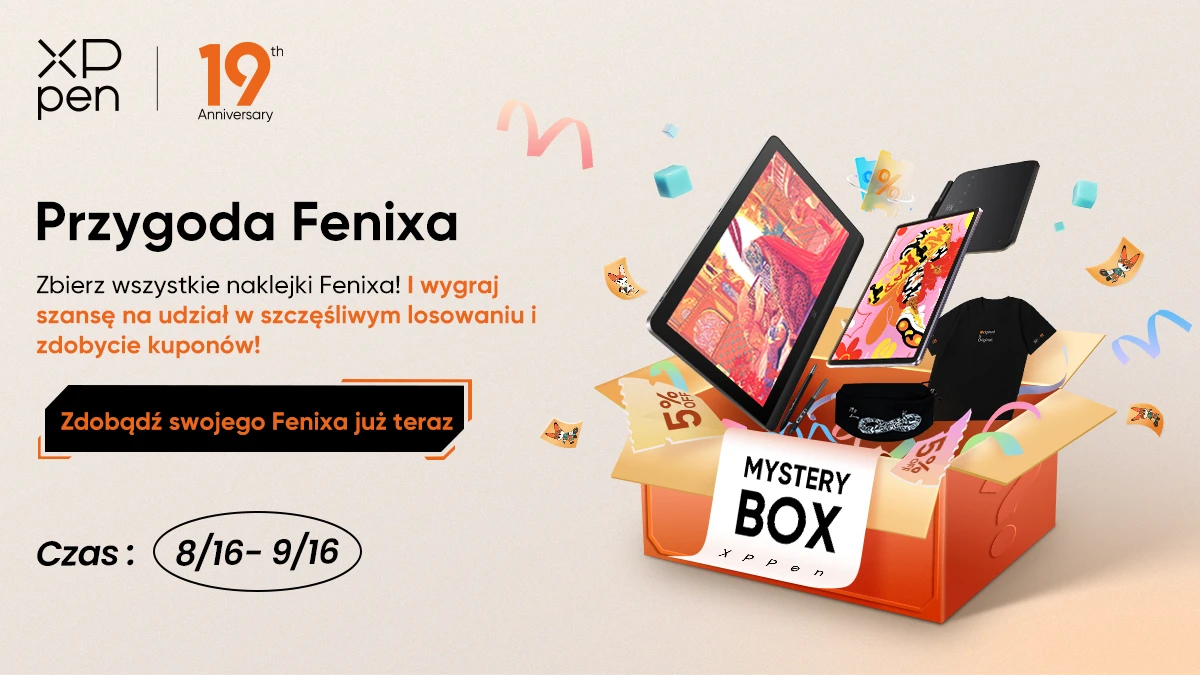 Fenix Przygoda z Tajemniczym Pudełkiem | XPPen
